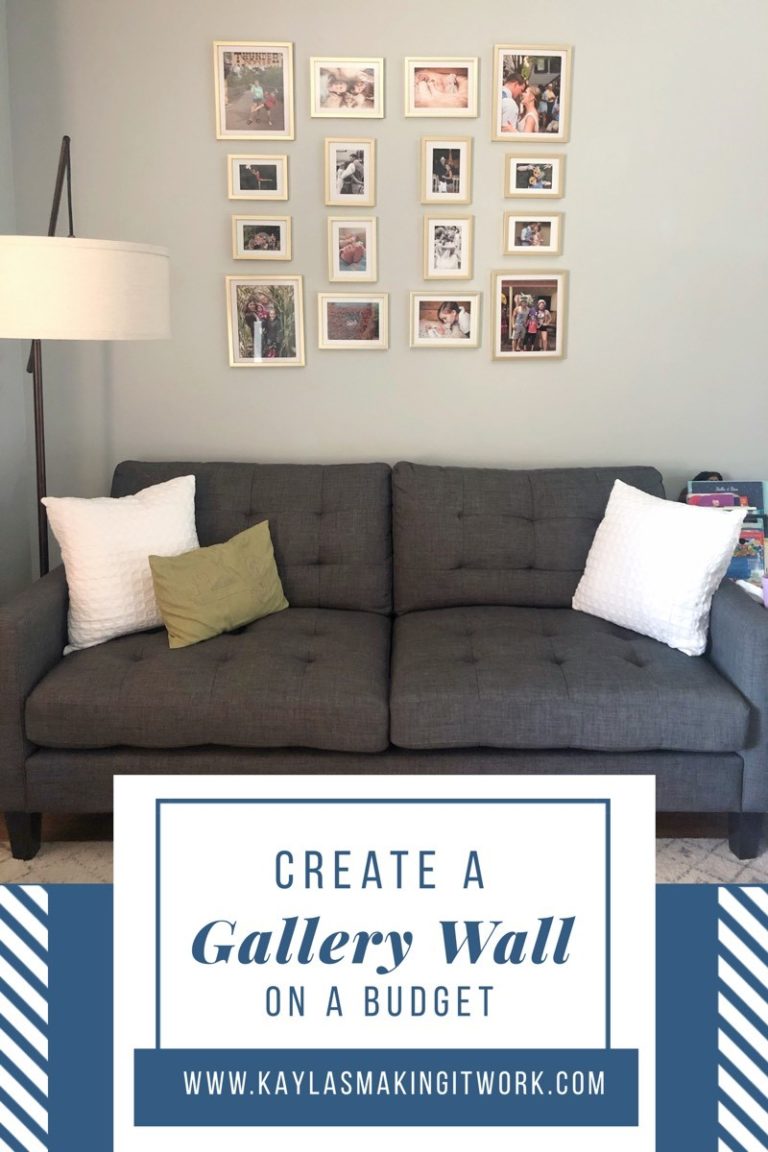 Gallery Wall On A Budget - Kayla's